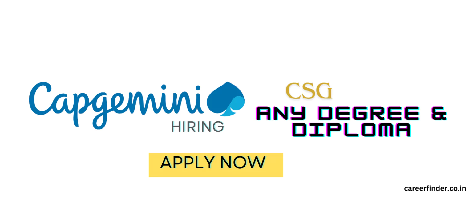 CAPGEMINI CSG IS HIRING 2024! APPLY NOW!! By 18th march🚀