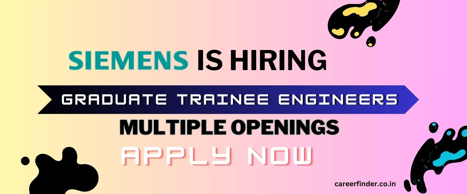 Join As Graduate Trainee Roles At Siemens | Apply Now